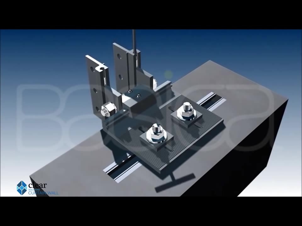 超详细的单元式幕墙施工动画