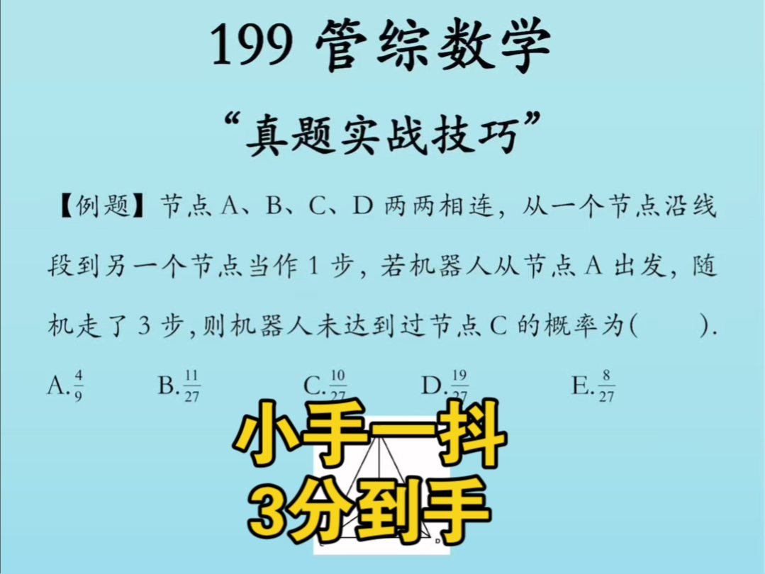 管综数学冲刺之“概率问题”
