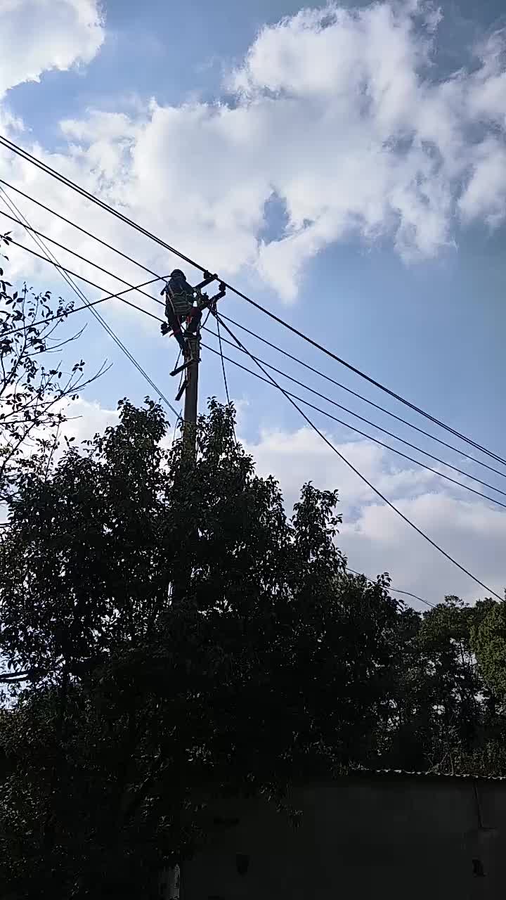 直线杆10千伏240平方绝缘导线更换 用户直线杆上10千伏故障240平方...