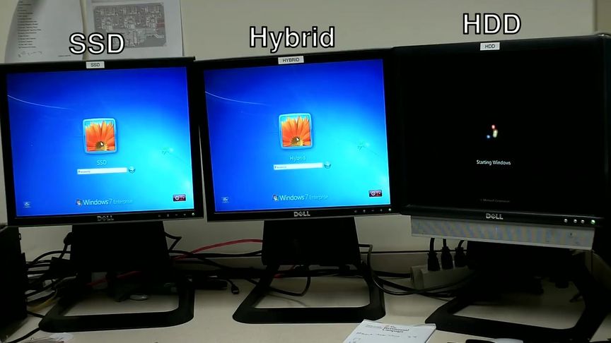 固态硬盘 vs. 机械硬盘 vs. 混合式硬盘