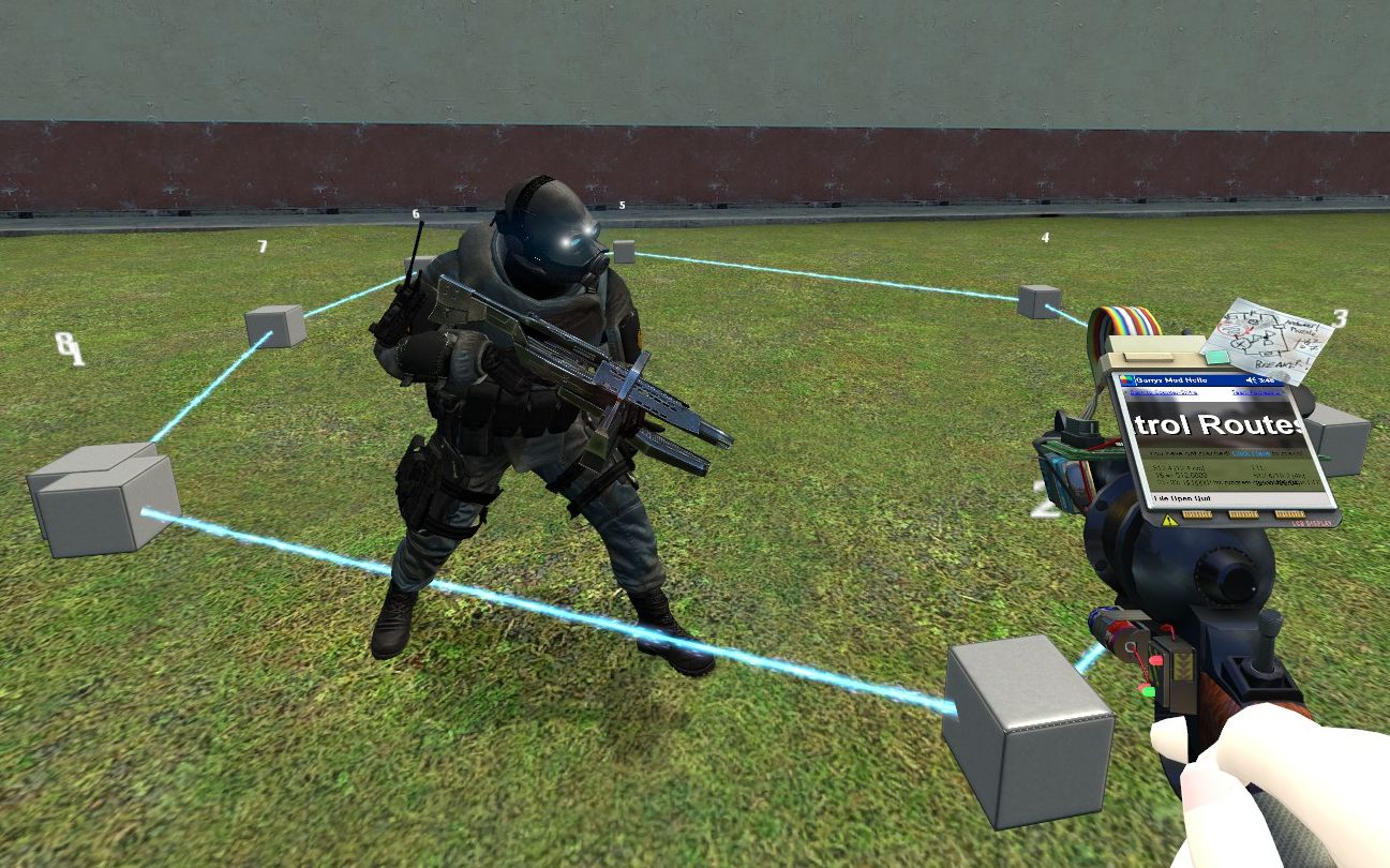 【GMOD】模组推荐:创建NPC路径点工具