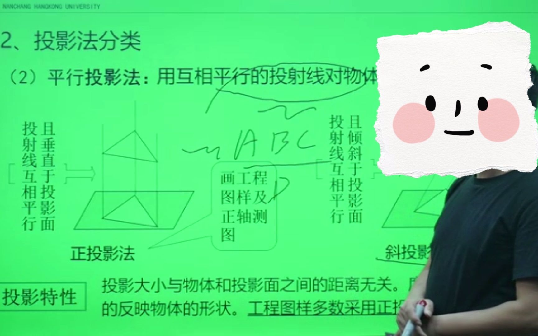 ...教师录课 书写圈画批注 在线课程制作 屏幕变成浅绿色不改变PPT...