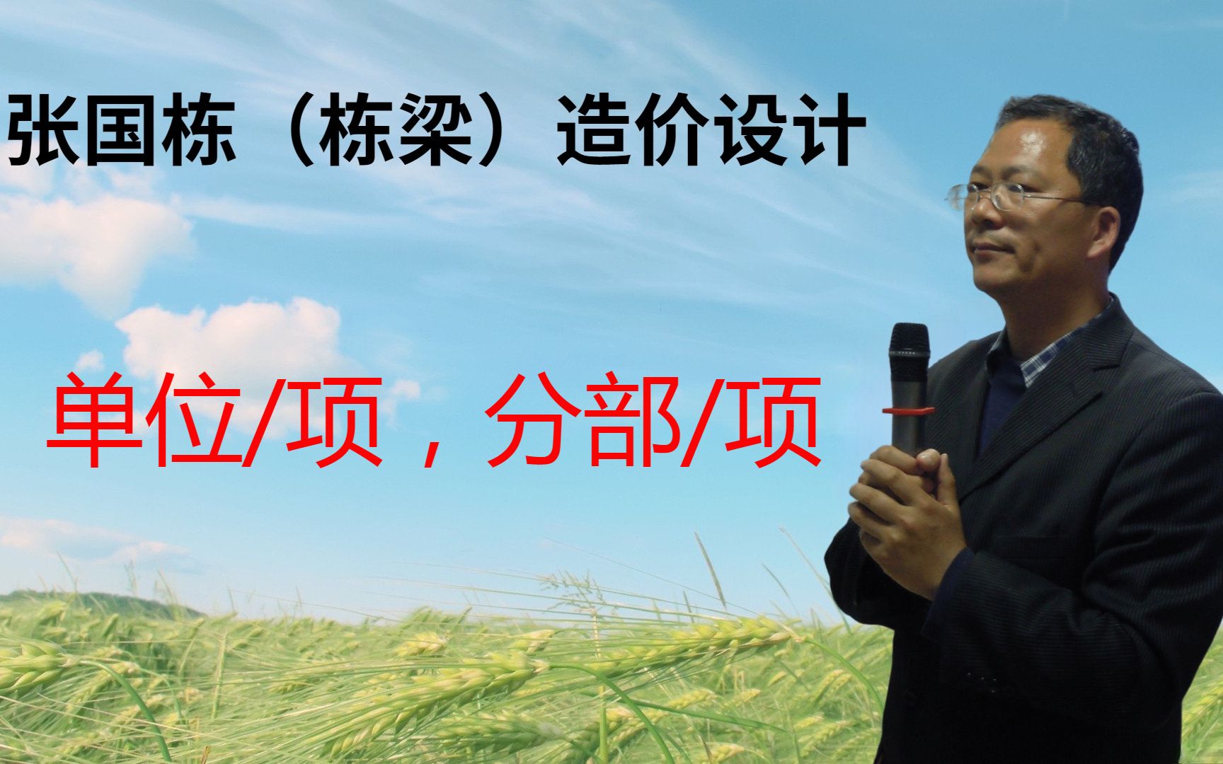 31.张国栋(栋梁)造价设计:单位,单项,分部,分项