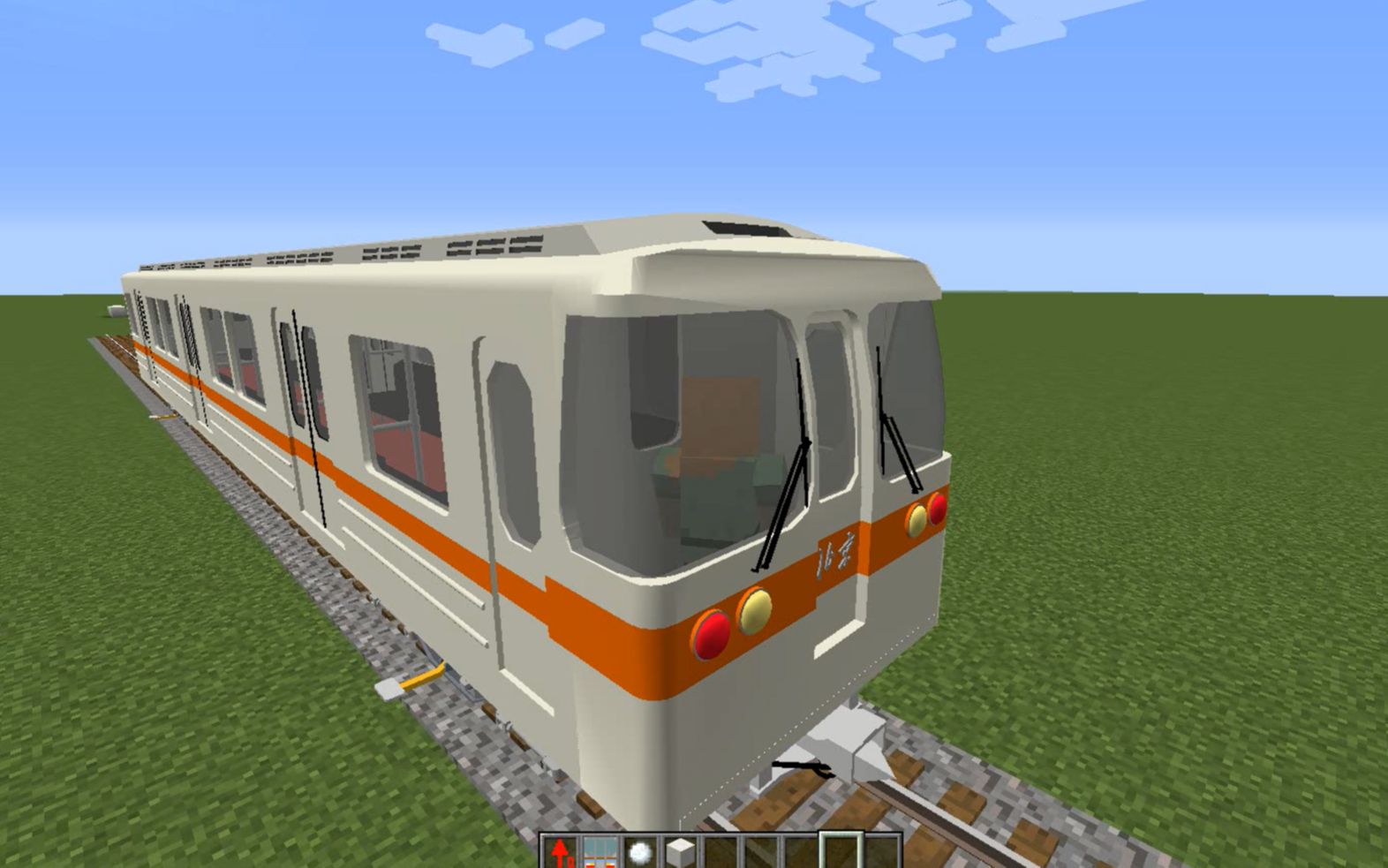 [Minecraft]RTM追加测试-北京地铁老车DK1/2/3
