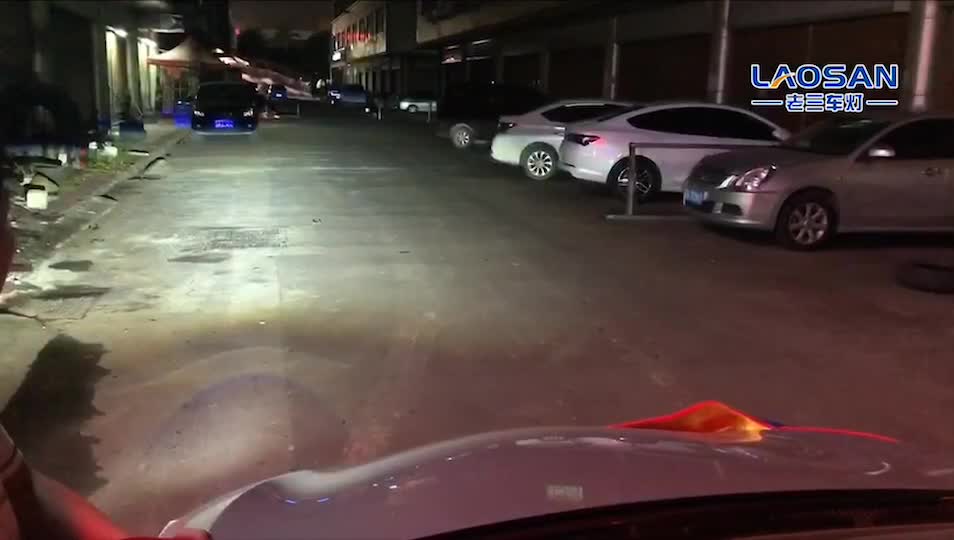 丰田卡罗拉原厂灯和升级后灯光实测对比,一目了然【来自懂车帝车友...