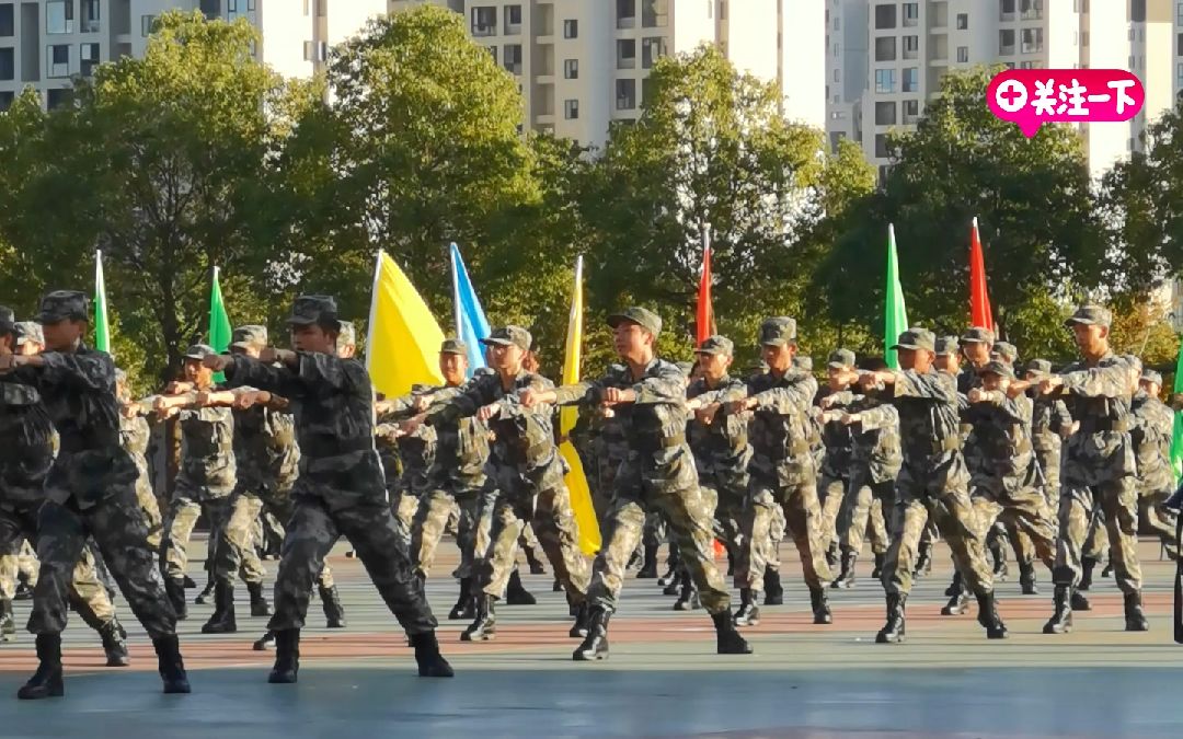武术表演方阵