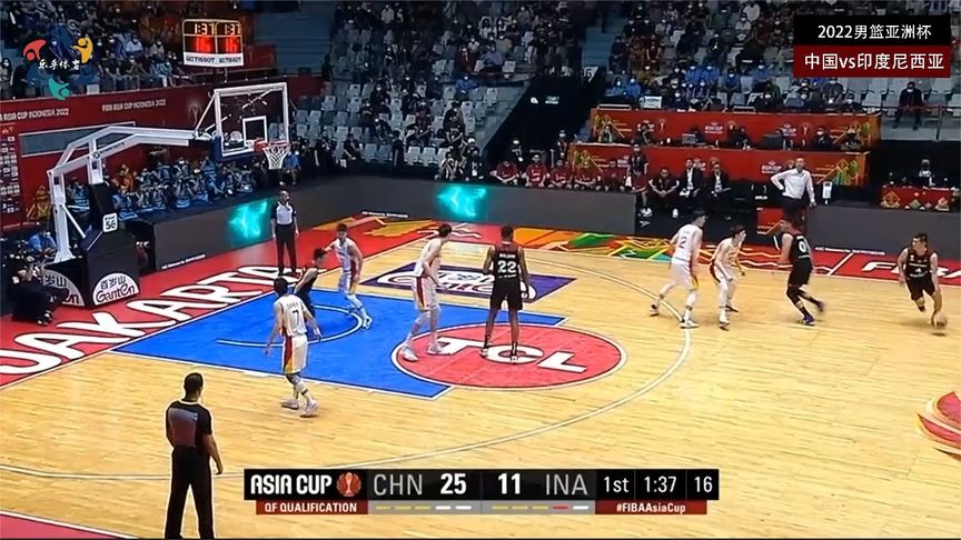 正播中国男篮vs印尼,中国男篮大杀四方,东道主毫无还手之力!