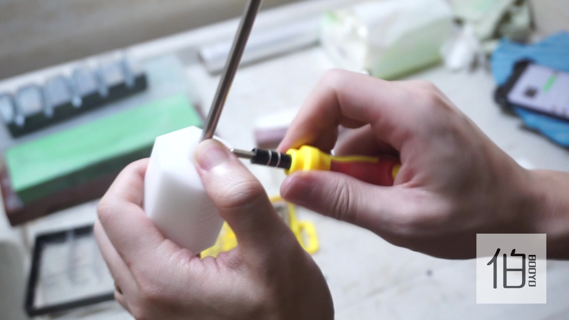简易定角磨刀器 (伯生活 磨刀)