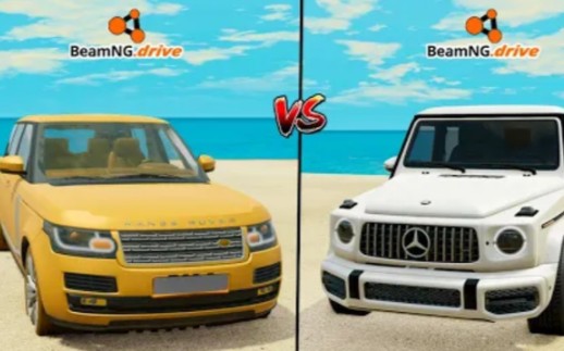 车祸模拟器:50W的奔驰大G和50W的揽胜路虎,谁更胜一筹?