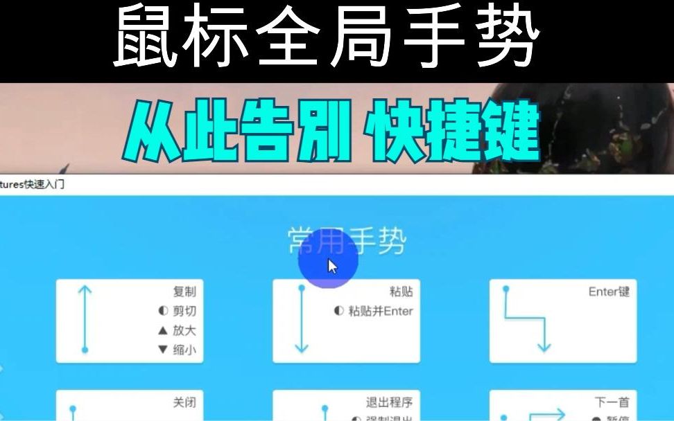 超好用电脑,全局鼠标手势:从此告别快捷键