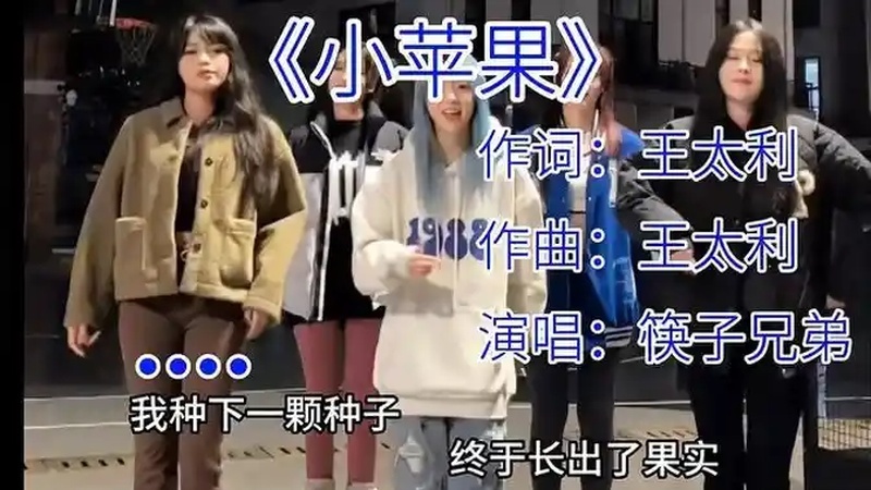 筷子兄弟演唱的这首《小苹果》,节奏欢快,真是太经典了