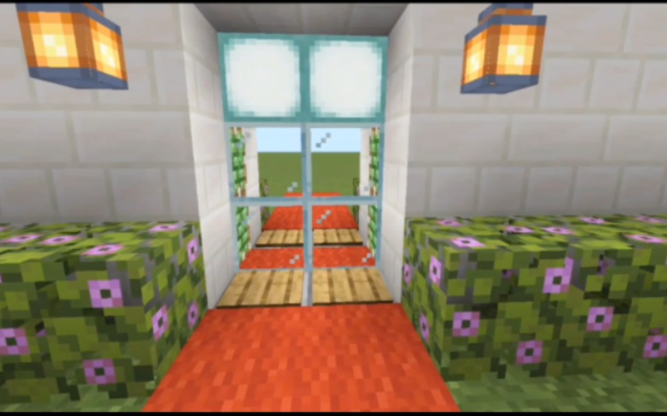 我的世界:保姆式教学!红石自动活塞门!超级简单易学就会!