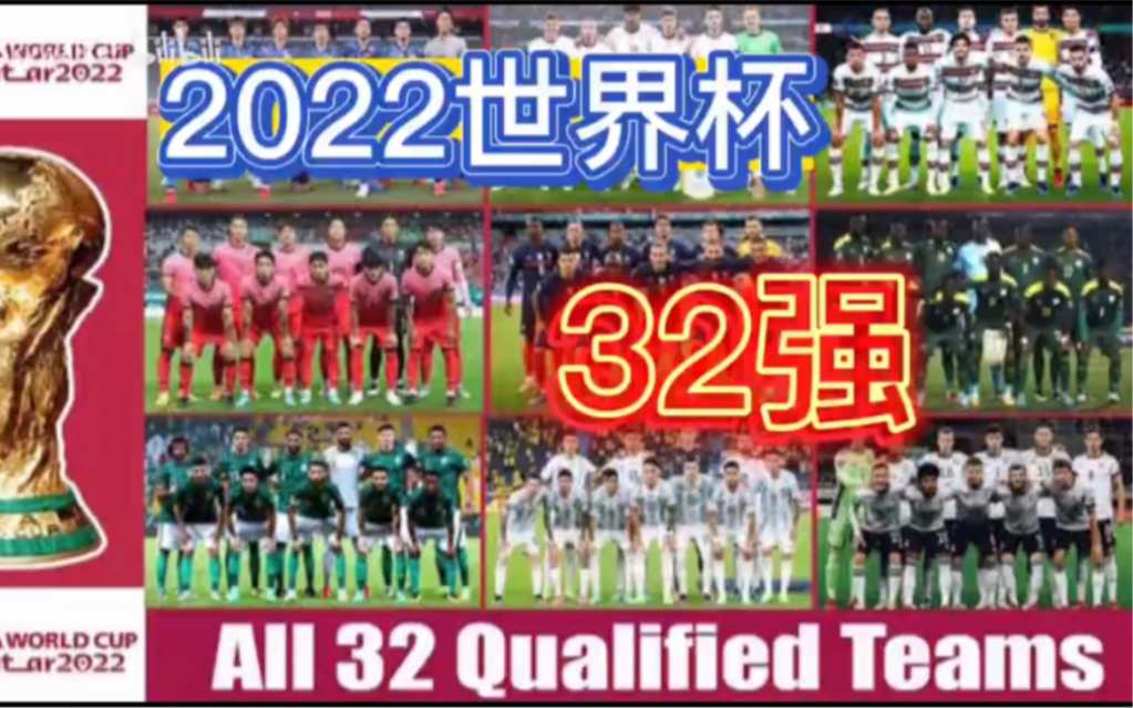 【2022卡塔尔世界杯】32强球队一览!