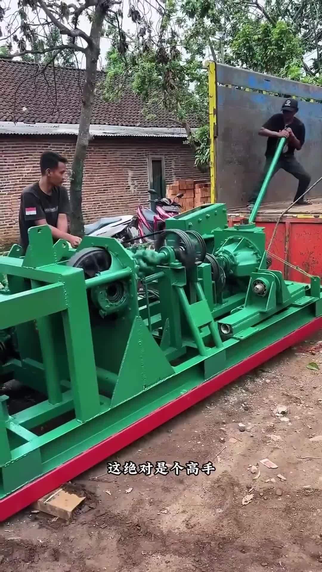 机械设备用这种方法装车,简直太逆天了!