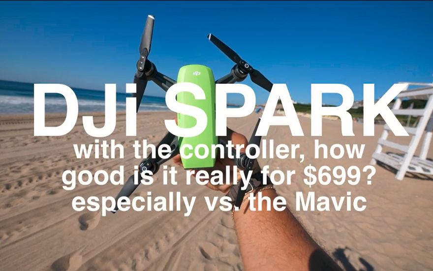 【搬运生肉】 Casey Neistat Dji spark大疆最小无人机 VS. Mavic开箱...