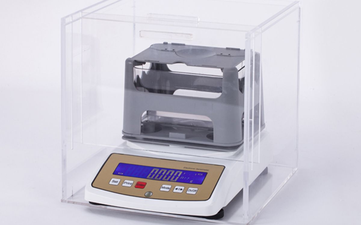 固体液体密度计-塑料橡胶密度测试仪-电子比重计-KW-300A /300G防风...