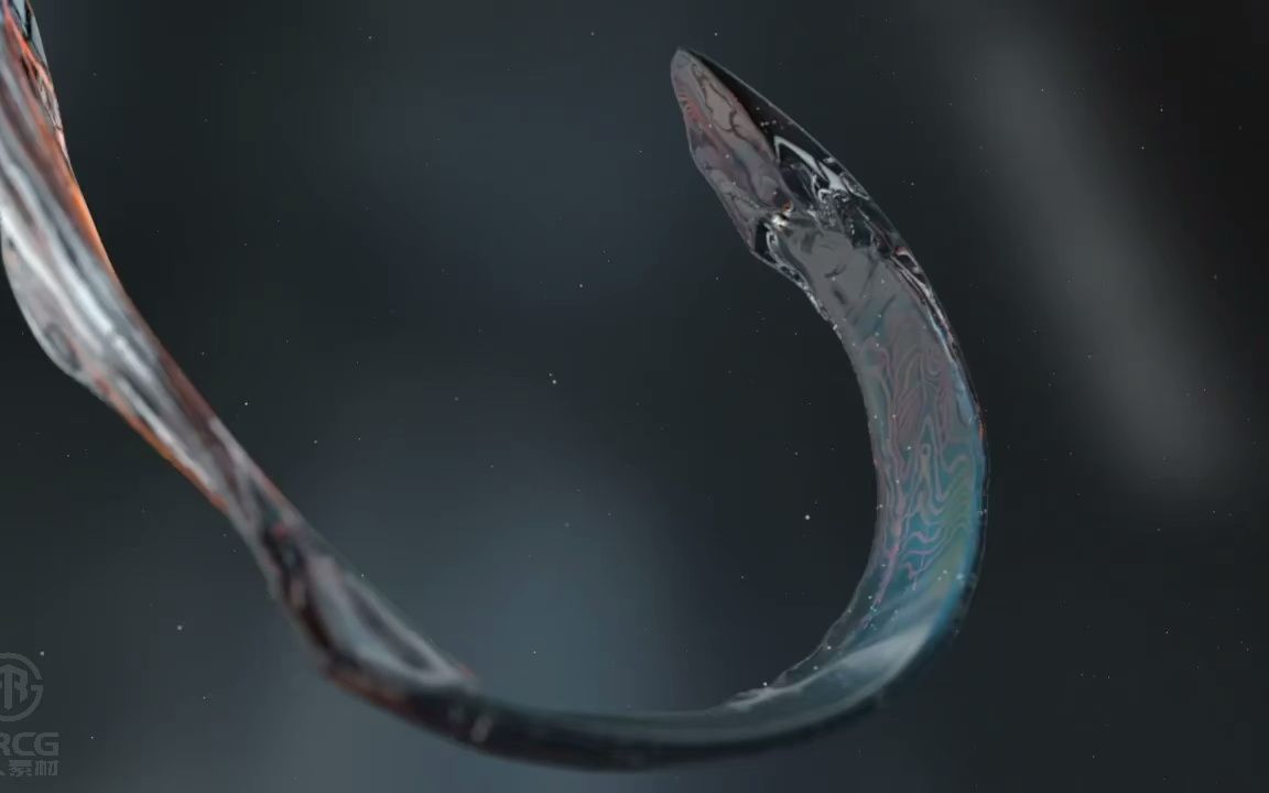 C4D与RealFlow液体Logo标志演绎动画完整制作视频教程 RRCG