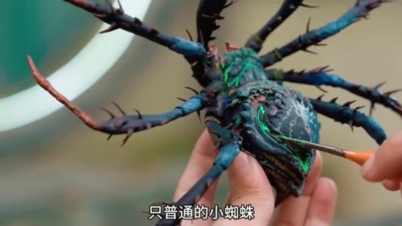 立体模型:怪物巨型蜘蛛袭击军事基地!