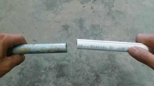 熔接ppr管时碰到了没有丝扣的铁管怎么连接?教你最新连接方法