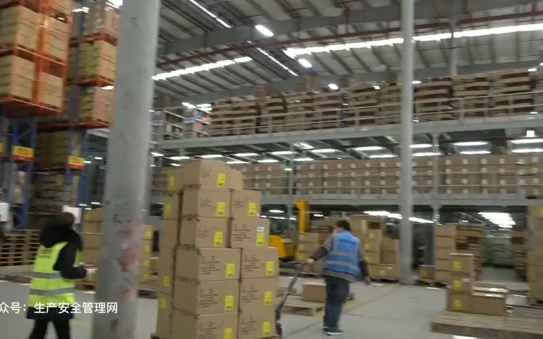 仓储物流火灾警示片