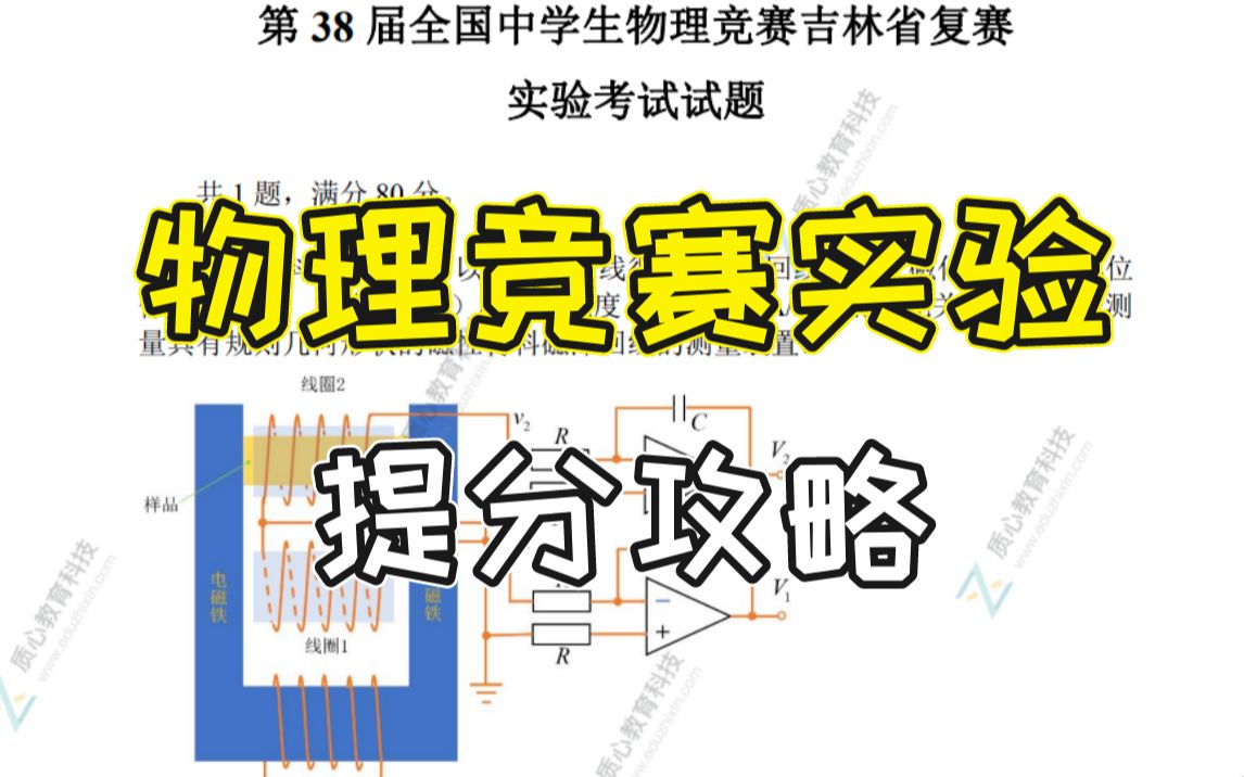 物理竞赛实验必看!干货满满,实验提分进省队!