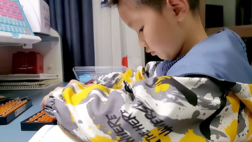 珠心算每日练习,十位档加减法