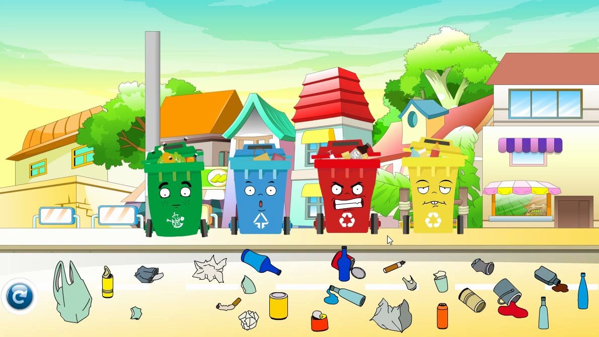 Flash垃圾分类小游戏(AS3)