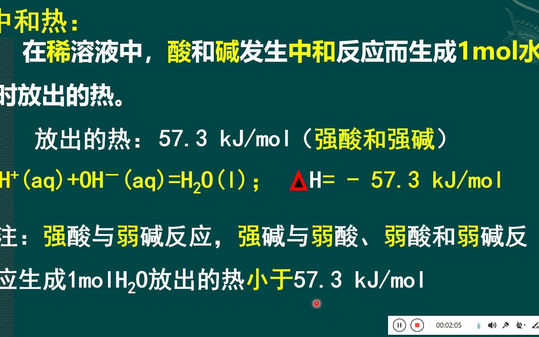 中和热的测定((化学反应原理系列04)