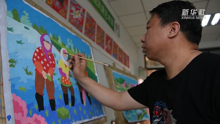 吉林梨树:农民画绘出农民新生活