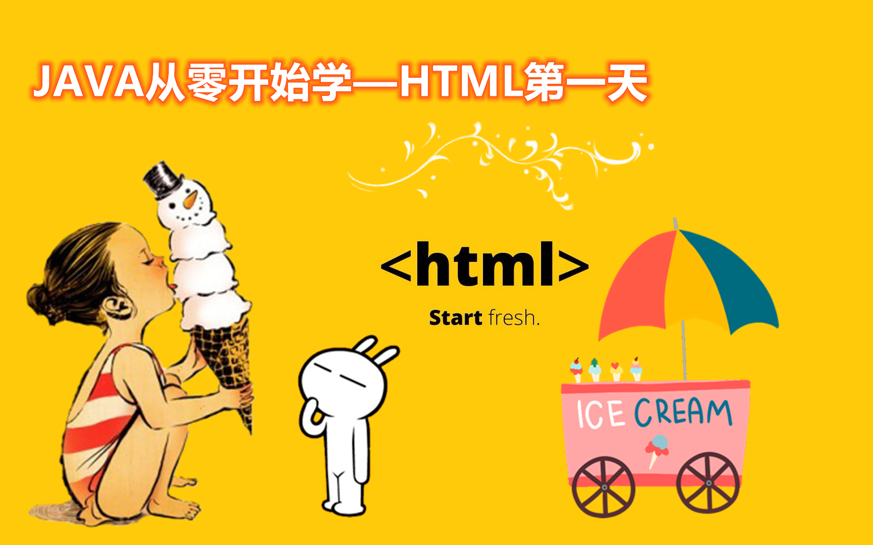 JAVA从零开始学—HTML第一天
