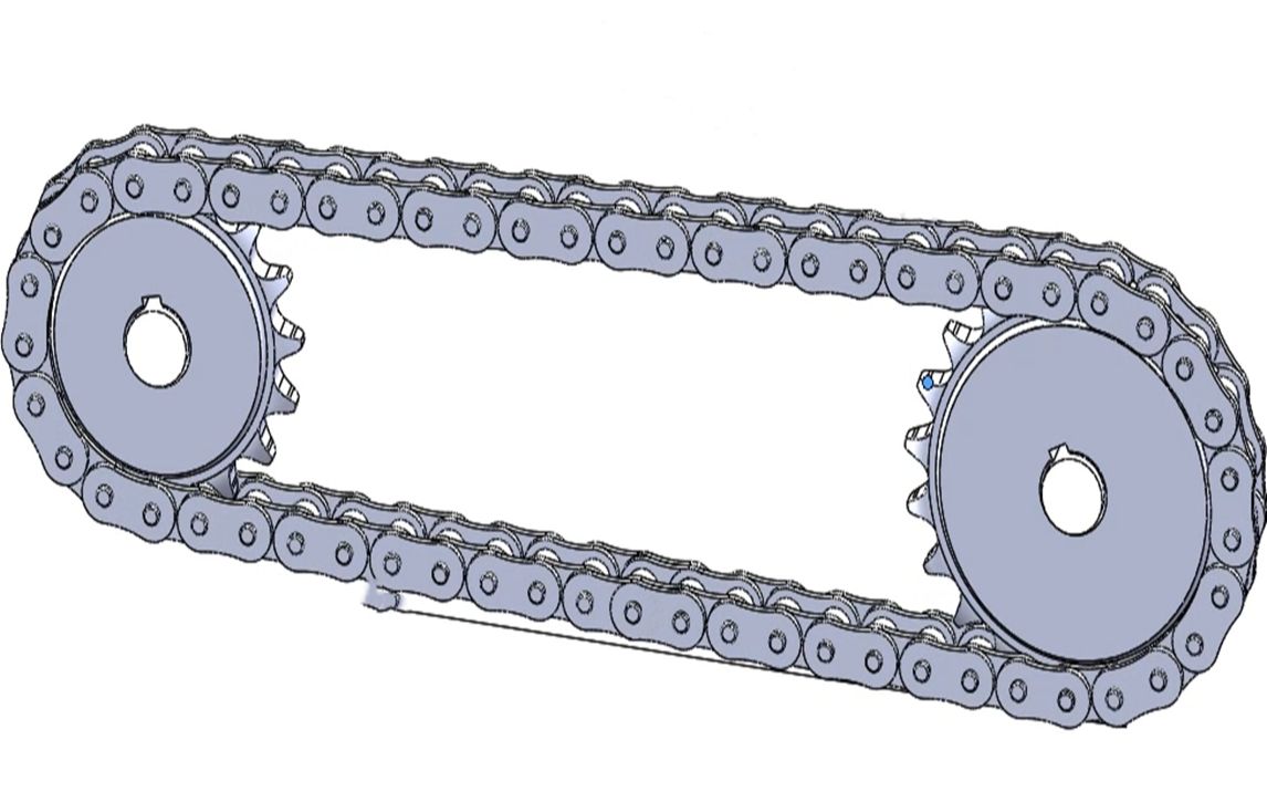 SolidWorks链轮链条使用装配进行仿真运动