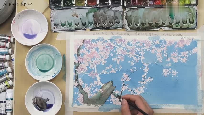 受众广简单好看的水彩画教程在这里!