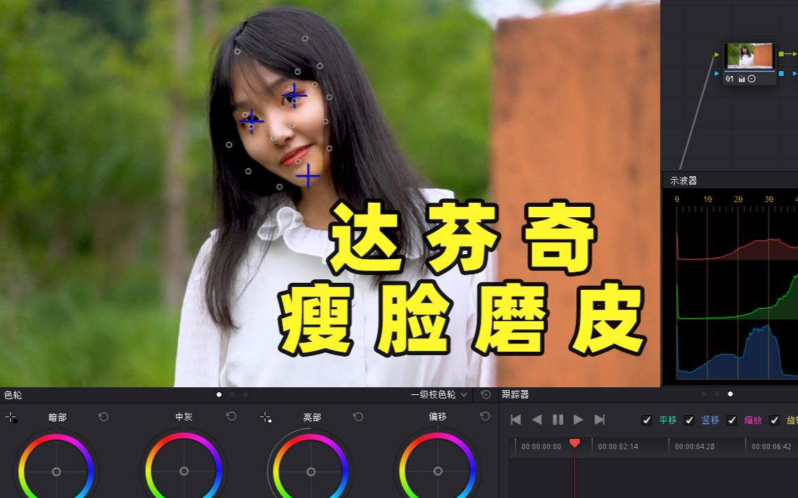 ...分钟学会!小姐姐开心,直男们省心!达芬奇调色教程 | 不需要AE就能磨皮