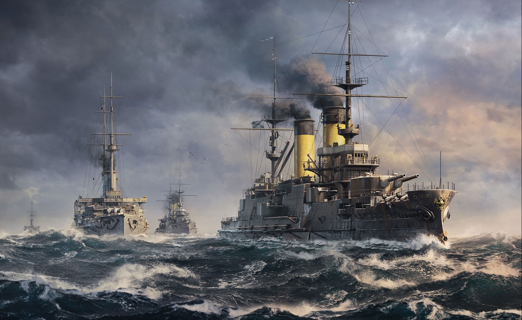 铁甲舰时代——战舰世界莱服0.13.10加载界面动画