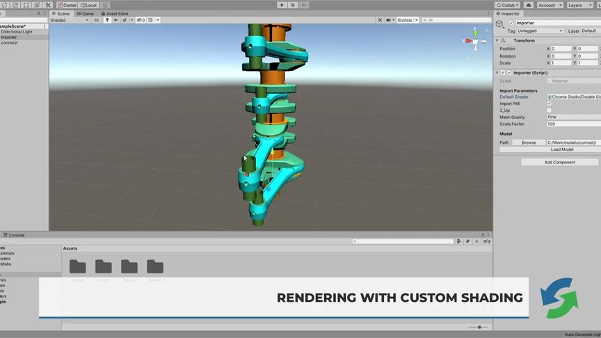 CAD Exchanger -将CAD图形文件导入Unity可用素材