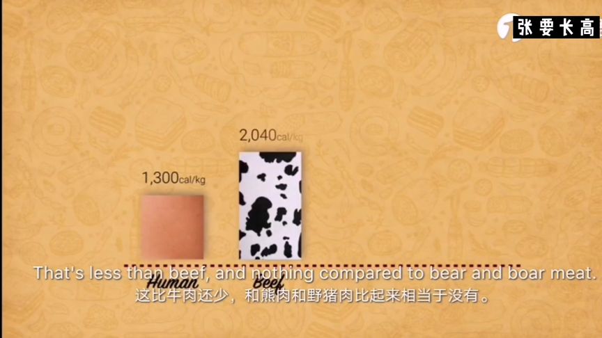 科学讨论为什么不能吃人。