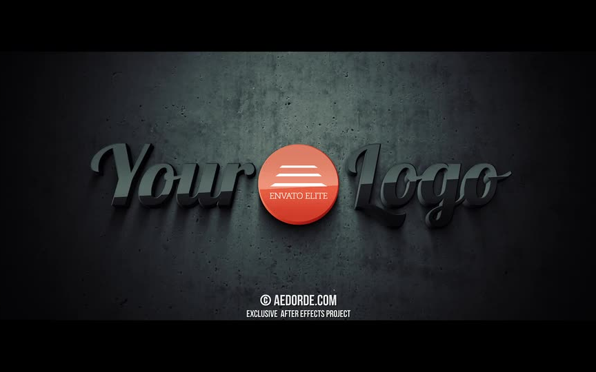 ...店铺标志动态LOGO片头模板logo设计动态徽标视频动态标识视频模板