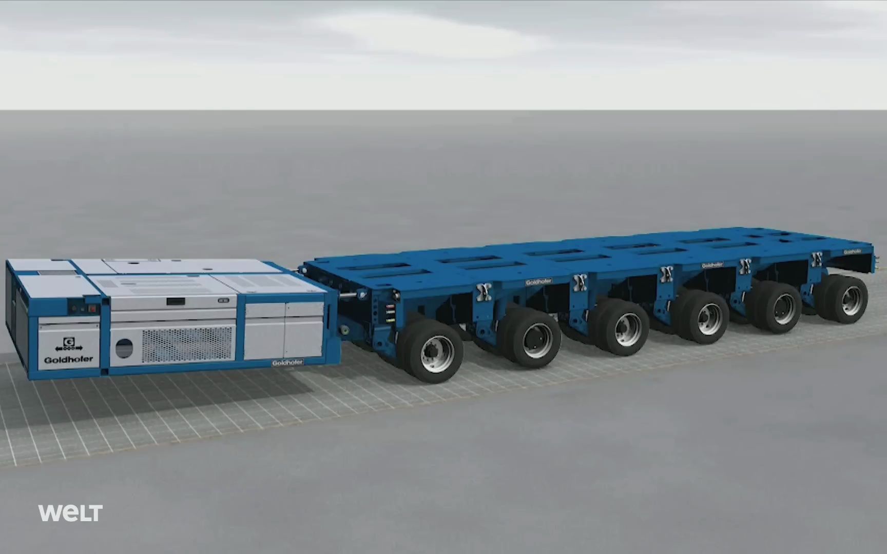 SPMT 自行式模块运输车