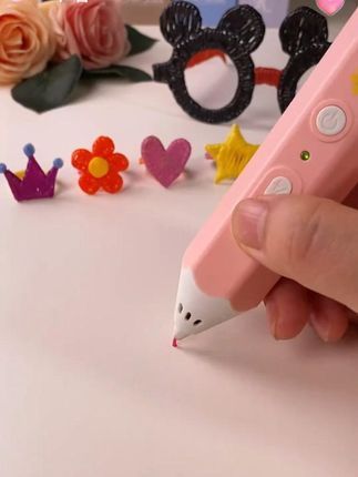 可以让孩子把想象变为现实的3D打印笔! 低温不伤手,安全耐玩还能激发...