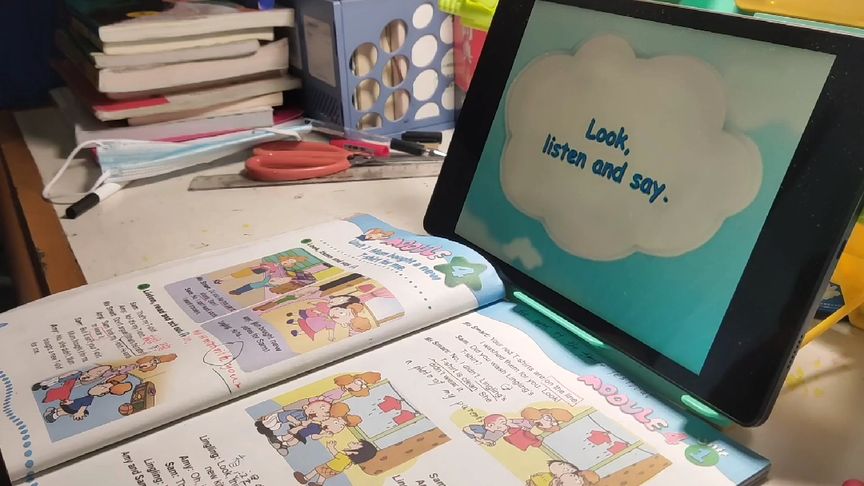 一个平板+小学英语学习微信公众号,不花钱,在家可以这样教孩子