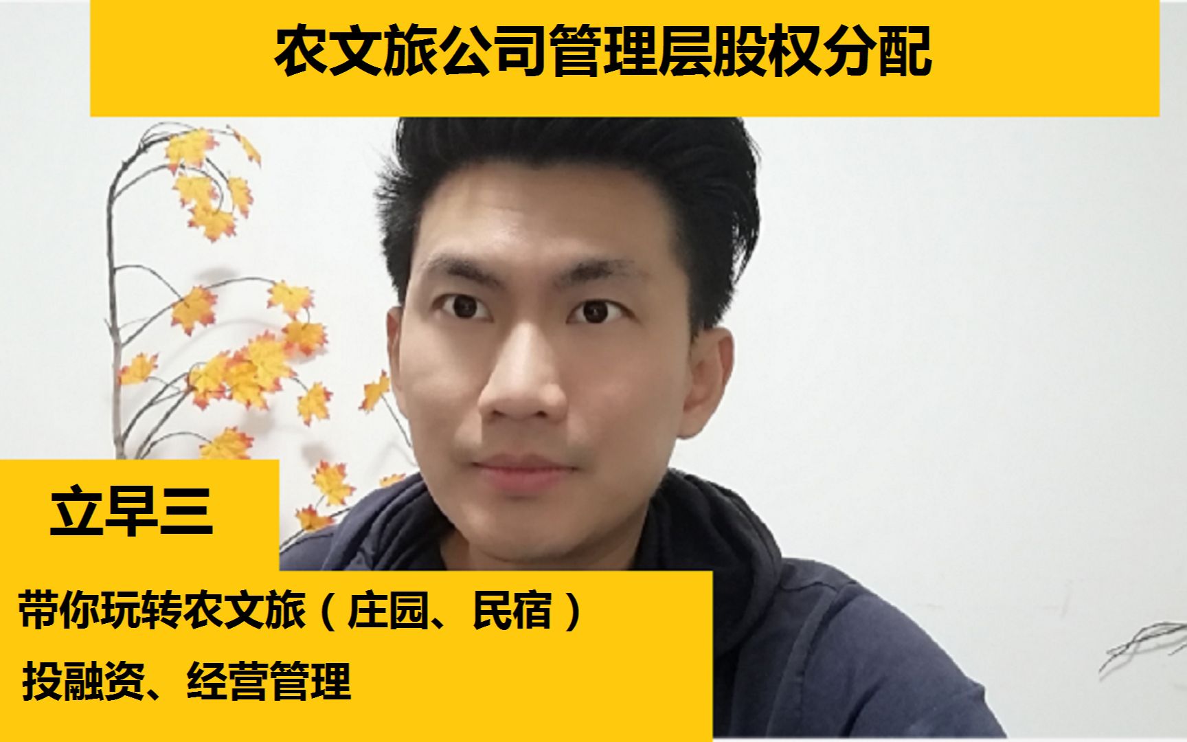 农文旅公司管理层股权分配