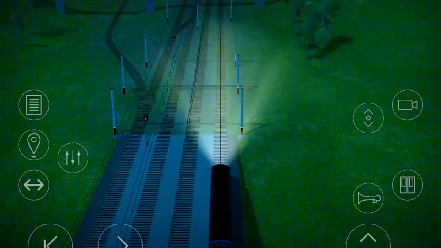 电动火车模拟器:海岸线特快列车由西向东前方展望