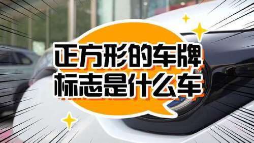 一眼认出正方形车标?揭秘路上少见的独特豪车!