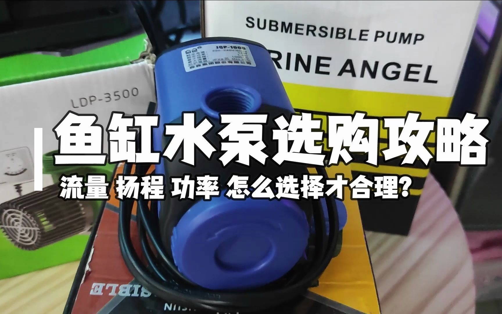 新手轻松养金鱼-水泵的选购要点,让你从不懂,变成十分懂