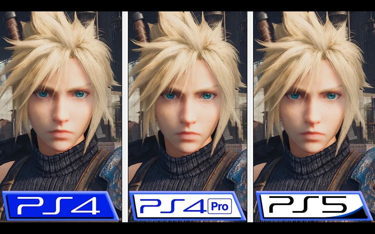 ...帧】最终幻想7:重制版 | PS5 vs PS4 Pro vs PS4 | 画质与帧数详细对比