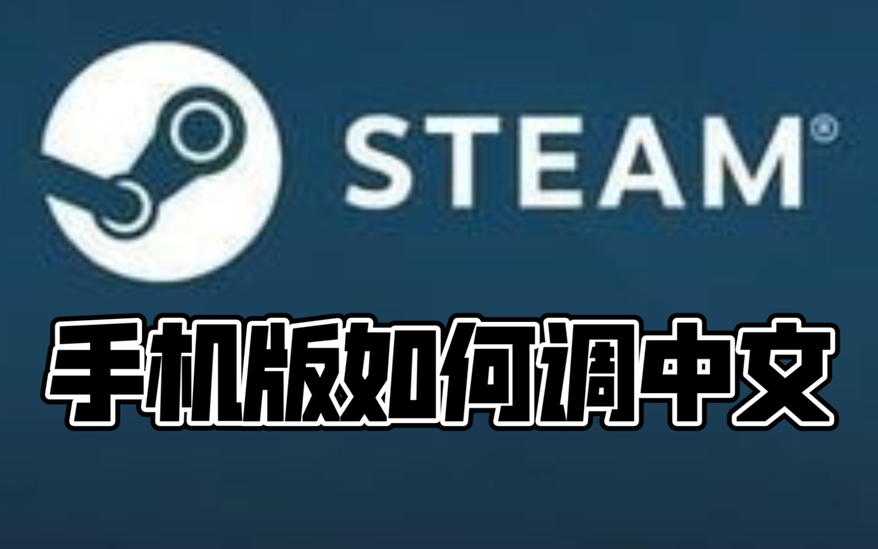 steam手机版如何调成简体中文?看完这个你就知道!