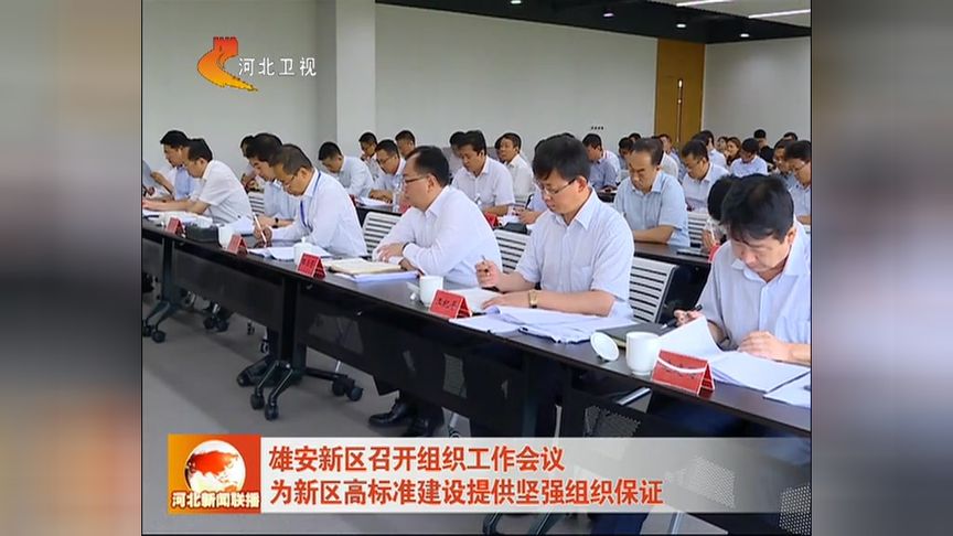 雄安新区召开组织工作会议 为新区高标准建设提供坚强组织保证