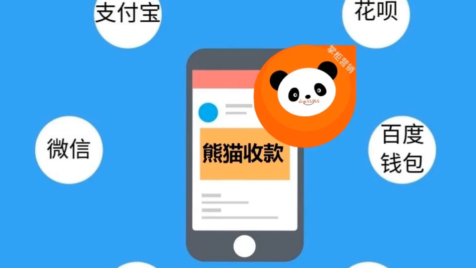 熊猫掌柜支持多种支付收款,T+1隔天自动打款到银行卡