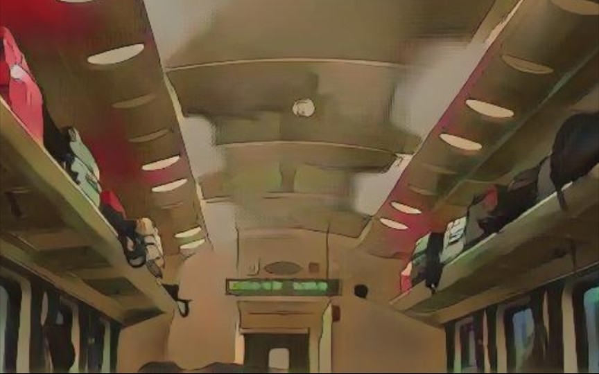 治愈向 真实模拟:火车厢听歌