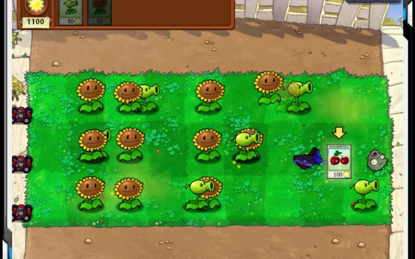 植物大战僵尸贝塔版EX模式1-1和1-2&1-3